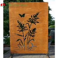 China Customizable Metal Decorative Panels Corten Steel Privacy Screens Weather Proof for sale