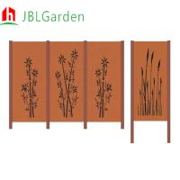 China Customizable Metal Decorative Panels Corten Steel Privacy Screens Weather Proof for sale