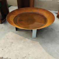 China Customized  Steel Fire Pits Metal Stamping Garden Corten Steel fire bowls Eco Friendly for sale