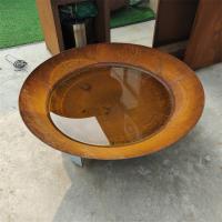 China Metal Stamping Firebowl Customized Steel Fire Pits Weather Resistance for sale
