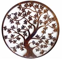 China Kingson Arts Metal Art De Pared  Metal Wall Ornaments 2mm  Thickness for sale