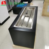 China ISO9001 800*800*400mm Large Patio Garden Gas Fire Pits Burner Kit System Smokeless for sale