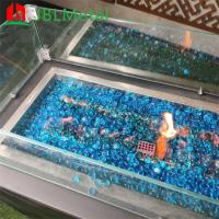 China ISO9001 800*800*400mm Large Patio Garden Gas Fire Pits Burner Kit System Smokeless for sale