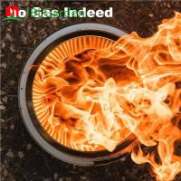 China Outdoor 15Inch Wood Burning Stainless Steel Fire Pits Solo Stove Round Silvery White for sale