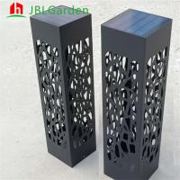 China Outdoor Garden Lights Waterproofing Corten Steel Outdoor Lights Rustic Red for sale