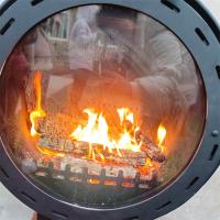 China Top Sales Wood Burning Fire Pits Outdoor Wood-Burning Freestanding Metal Fireplace Ceiling Fireplace for sale