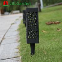 China Rusty Corten Garden Lights Metal Waterproof LED Landscape Lawn Bollard Light Rust Color for sale
