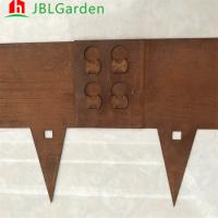 China Corten Steel Rusted Metal Raised Garden Grow Bed 1.6mm Thickness for sale