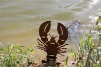 China Garden Metal Ornaments Decorative For Living Room Metal Outdoor Art for sale