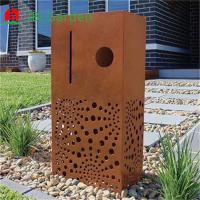 China Outdoor Weathering Metal Art Garden Corten Steel Sculpture For Landscaping Project for sale