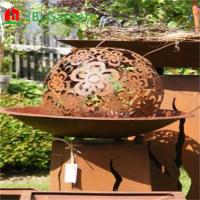 China Outdoor Weathering Metal Art Garden Corten Steel Sculpture For Landscaping Project for sale