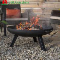 China Corten Steel Fire Pits Garden Outdoor Round Wood Burning Fire Pit Bowls for sale