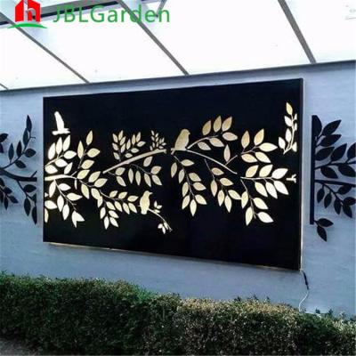 China Laser Cut Indoor & Outdoor Decoration Metal Steel Garden Screen Corten for sale