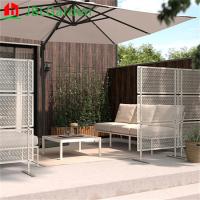 China Decorative Outdoor Privacy Art Corten Steel Garden Screen Laser Cut for sale