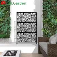 China 80x140cm Contemporary Metal Garden Screens Galvanized Steel for sale