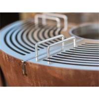 China Outdoor Corten Metal Corten Steel Bbq Grill 100x90CM for sale
