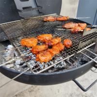 China Burning Wood Corten Steel Outdoor Barbecue Bbq Grills Heavy Duty for sale