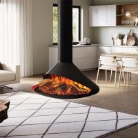China Indoor Bio Ethanol Fireplace Freestanding Styles Suspended for sale