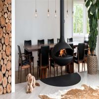 China Indoor Bio Ethanol Fireplace Freestanding Styles Suspended for sale