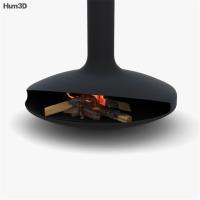 China Suspended Freestanding Wood Burning Hanging Fireplace Modern for sale