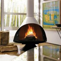 China Suspended Freestanding Wood Burning Hanging Fireplace Modern for sale
