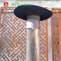 China Natural Garden Patio Heater Biomass Pellet Warming Heater Pellet Fireplace Modern for sale