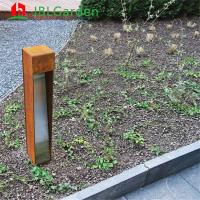 China Home Decoration Garden Lights Corten Steel Light Box 200cm Length With Solar Energy for sale