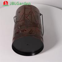 China Outdoor Garden Lights Weathering Steel Rust Path Light Garden Bollard Lights Urban Bollard for sale