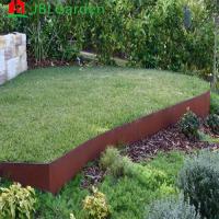 China Natural Rusty Metal Garden Lawn Edging Corten Steel Decorative Landscape Border for sale