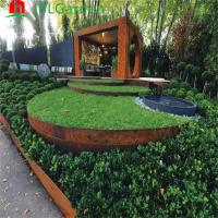 China Natural Rusty Metal Garden Lawn Edging Corten Steel Decorative Landscape Border for sale