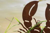 China Wall Metal Art Decor Art Garden Metal Ornaments 2mm Thickness for sale