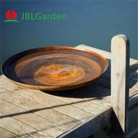 China Charcoal Wood Burning Carbon Corten Steel BBQ Firepit Backyard Outdoor for sale