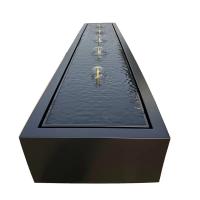 China Garden Ornaments Metal Landscape Corten Steel Water Feature Outdoor for sale