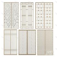 China Corten Outdoor Garden Privacy Metal Laser Cut Outdoor Screens Decorative for sale