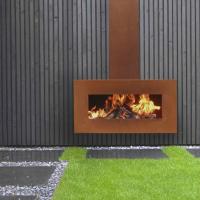 China Backyard Decor Weathering 600mm Steel Fire Pit  Easy To Assemble for sale