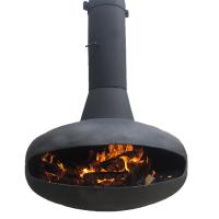 China Carbon Steel Outdoor Wood Burning Fire Pit Heavy Weight With Open Ventilation for sale