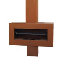 China Rustic Red Or Customized 6mm Steel Fire Pits Modern Corten Steel Rust Fire Pit for sale