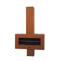 China Rustic Red Or Customized 6mm Steel Fire Pits Modern Corten Steel Rust Fire Pit for sale