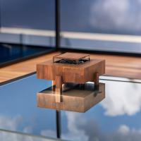 China Wood Burning Fireplace Burner Garden Sculpture Gas Corten Steel Fireplace for sale