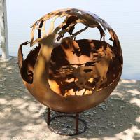 China Outdoor 1000mm Diameter Steel Fire Pit Manual Ignition 6mm Thickness for sale