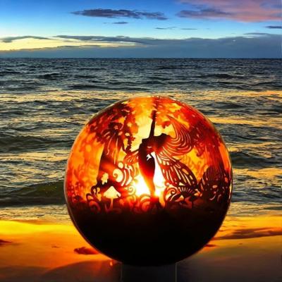 China 3mm Thick Outdoor Wood Burning Fireplace - Easy Assembly Required for sale
