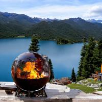 China Garden Steel Outdoor Fire Bowl Fireplace 800mm Diameter 3mm Thickness for sale