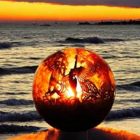 China Garden Steel Outdoor Fire Bowl Fireplace 800mm Diameter 3mm Thickness for sale