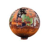 China Outdoor Steel Fire Pit 1000mm Diameter 60cm/80cm/100cm Depth Wooden Box Packing for sale
