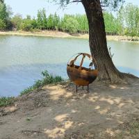China Steel Manual Ignition Fireplace Pit 6mm Or Customized Thickness for sale