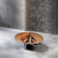 China Corten Steel/Weathering Steel Manual Fire Pits for Outdoor Use Garden Decoration Outdoor Firepit Bowl for sale