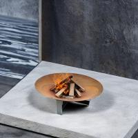 China Corten Steel/Weathering Steel Manual Fire Pits for Outdoor Use Garden Decoration Outdoor Firepit Bowl for sale