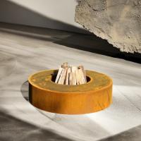 China Corten Steel/Weathering Steel Fire Pits For Freestanding Outdoor Wood Burner Fireplace for sale