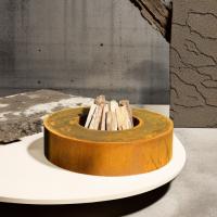 China Corten Steel/Weathering Steel Fire Pits For Freestanding Outdoor Wood Burner Fireplace for sale