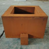 China Garden Weathering Steel 3mm Thick Outdoor Steel Fireplace Round/Square for sale